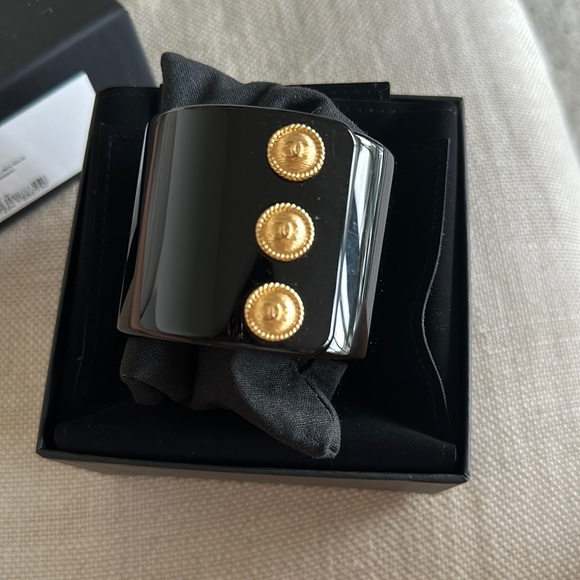 CHANEL | Accessories | Chanel Cuff Bracelet | Poshmark